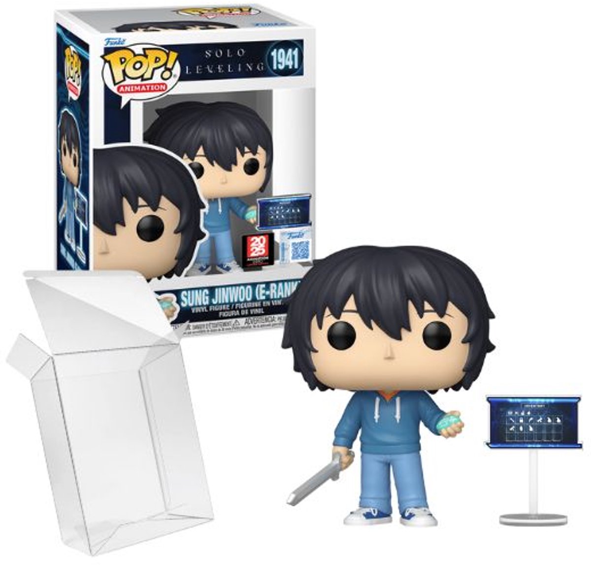Funko Pop! Animation: Solo Leveling - Sung Jinwoo (E-Rank) #1941 [2025 ...