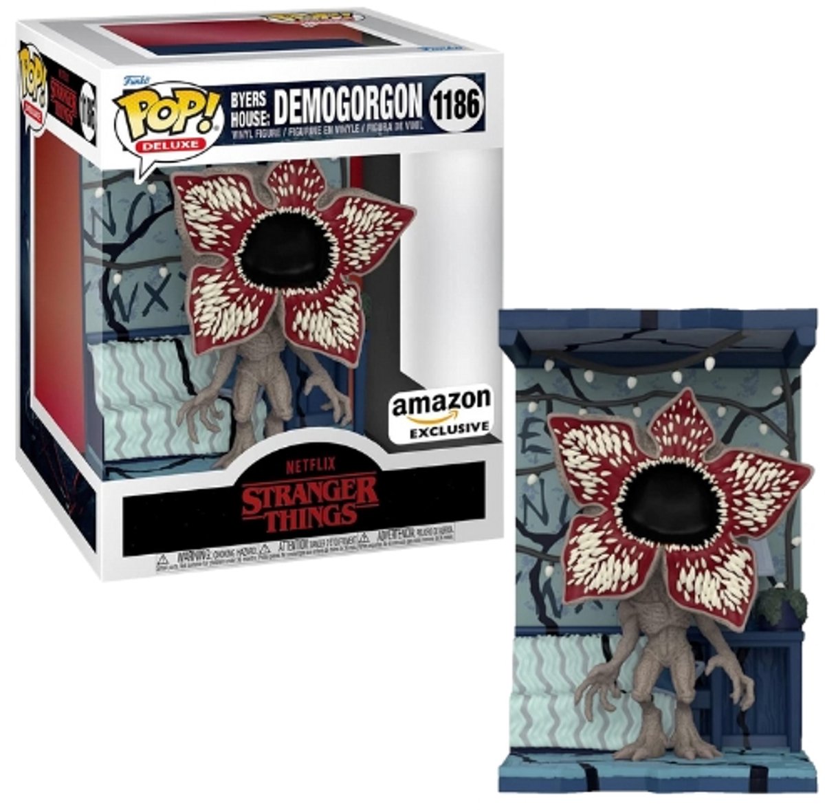 Funko Pop! Deluxe: Netflix Stranger Things - Demogorgon #1186 Amazon ...