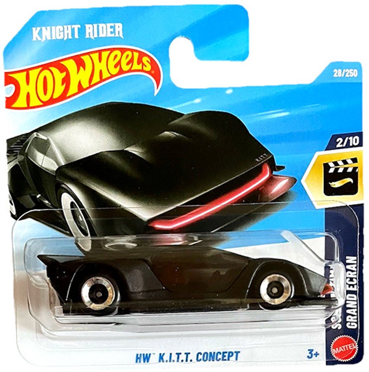 HOT WHEELS HW K.I.T.T CONCEPT KNIGHT RIDER MATT BLACK RED 28/250 HW ...