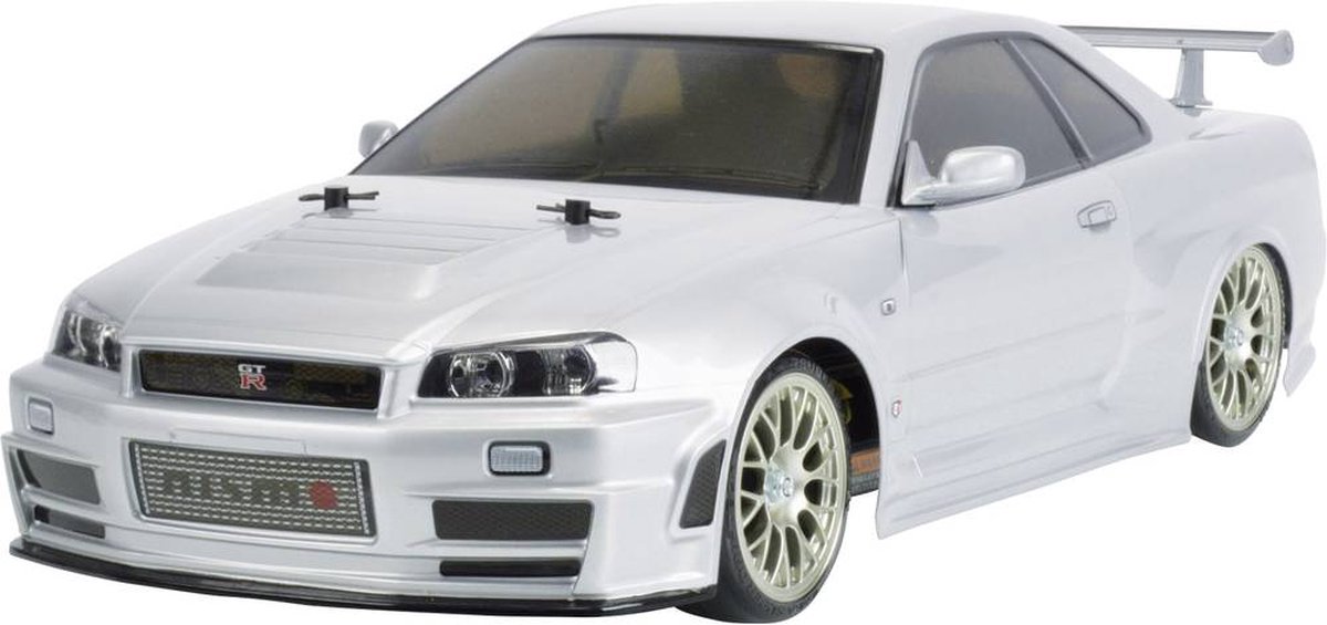 Tamiya 1:10 RC auto Elektro Straatmodel Nismo R34 GT-R Z-Tune Brushed ...