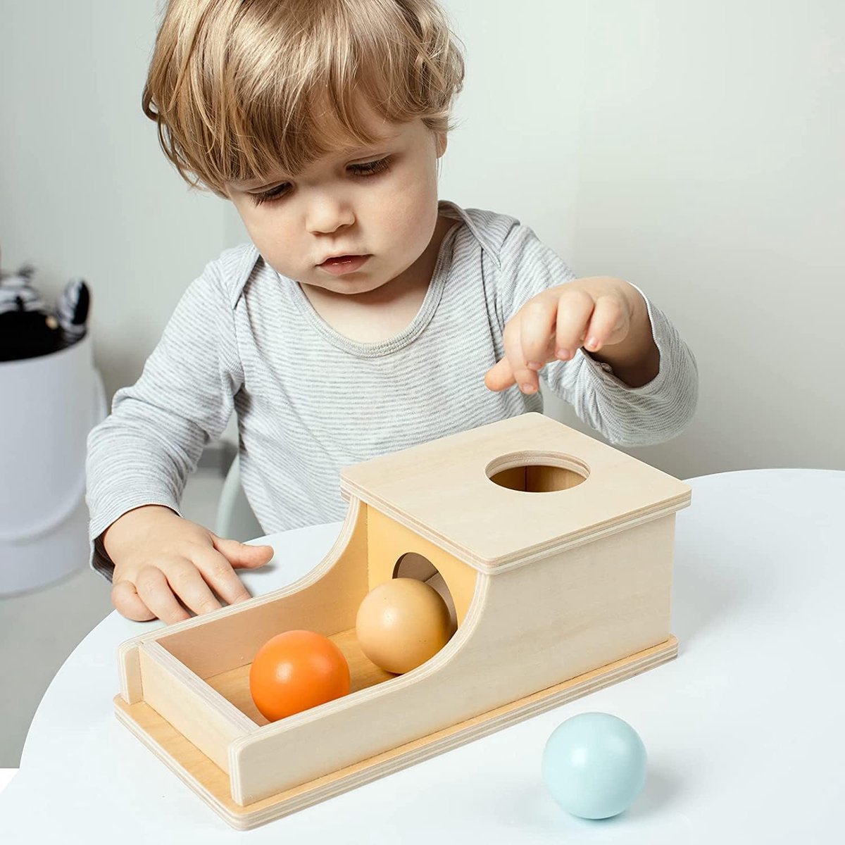 Object Permanence Box, Montessori Speelgoed voor 1-jarigen, Baby ...